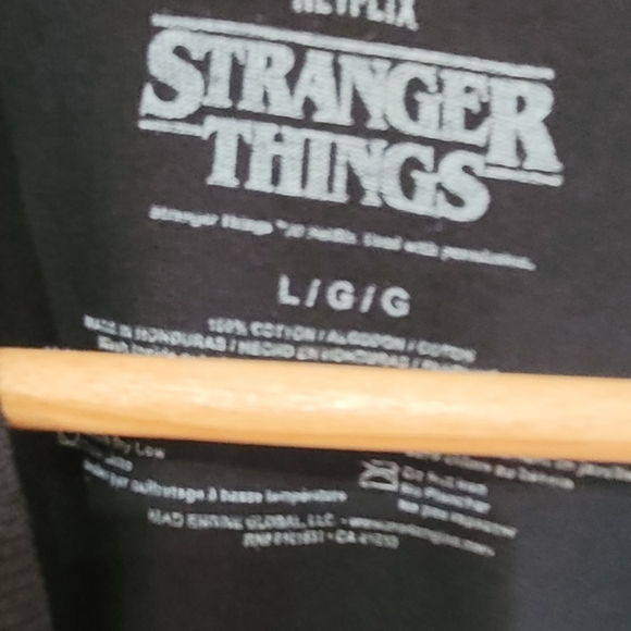 Netflix | Tops | Stranger Things Hellfire Club Black Tshirt L | Poshmark